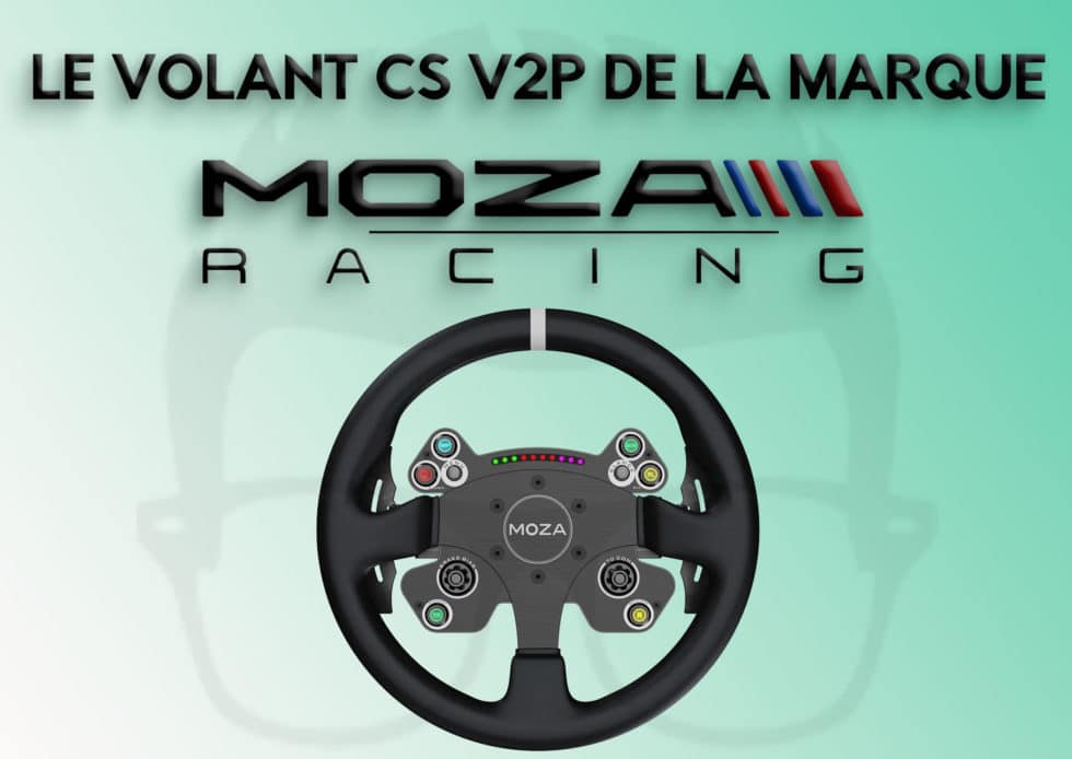 Moza CS V2P: Mon avis honnête sur ce volant en 2025 - Sim Racing Nerd
