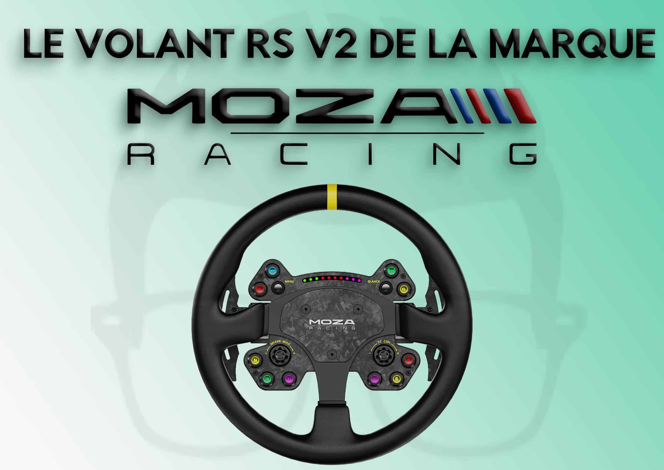 Moza RS V2 : Mon avis honnête sur ce volant en 2025 - Sim Racing Nerd