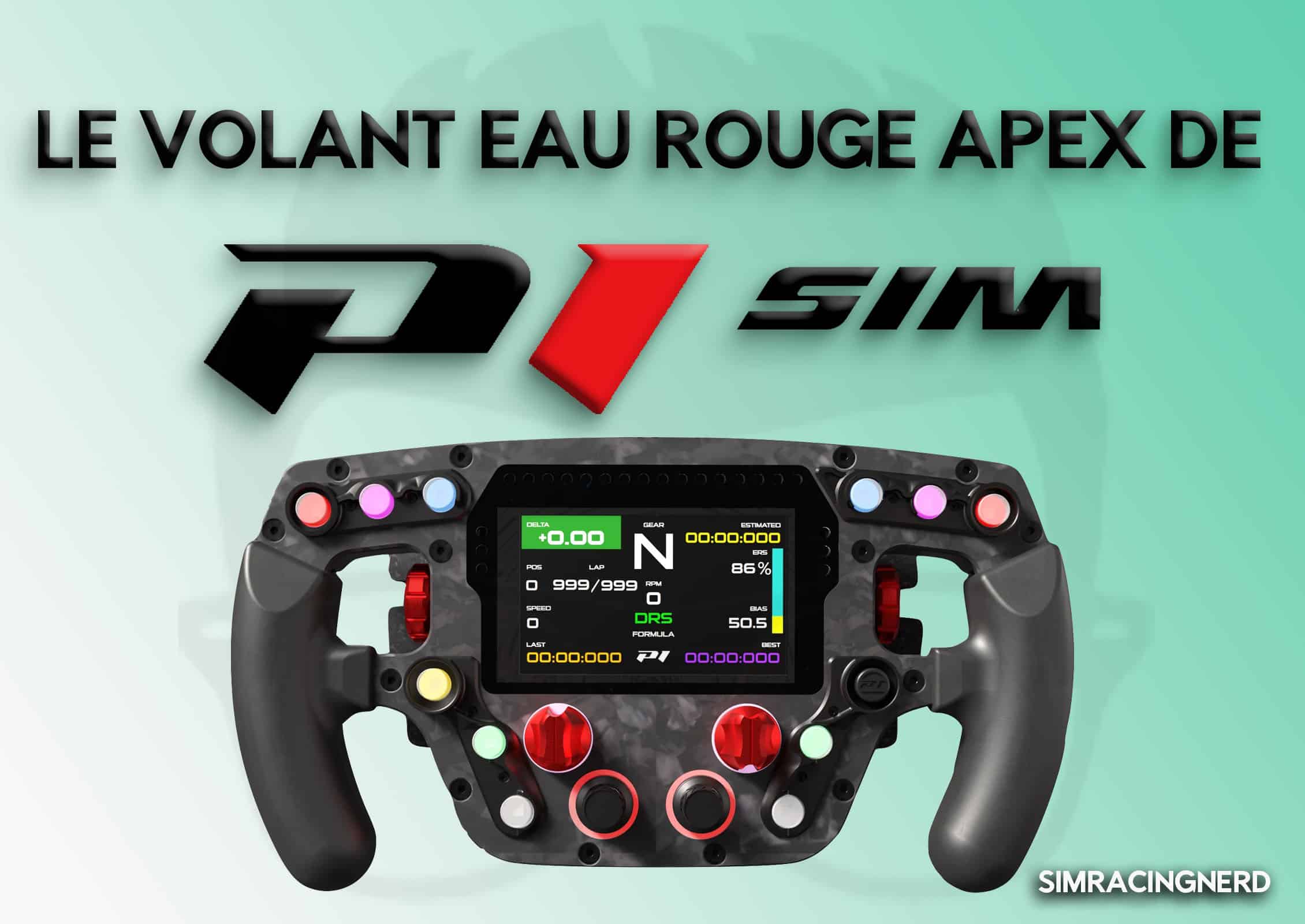 P1Sim Eau Rouge: Mon avis sur ce volant prémium en 2025 - Sim Racing Nerd